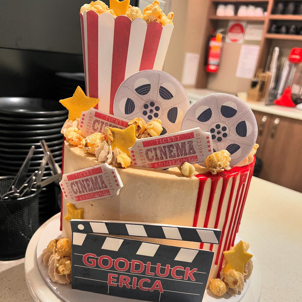 Cinema Celebration Custom Cake – Bourkies Bakehouse